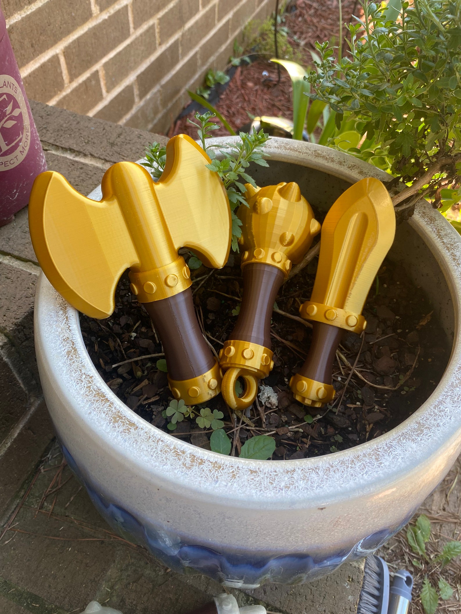 Babys First 3D Printed Weapon Rattles / Warrior or Battle Princess ...