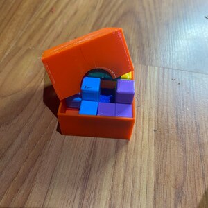 3D Printed Tetris Puzzle Box - Etsy