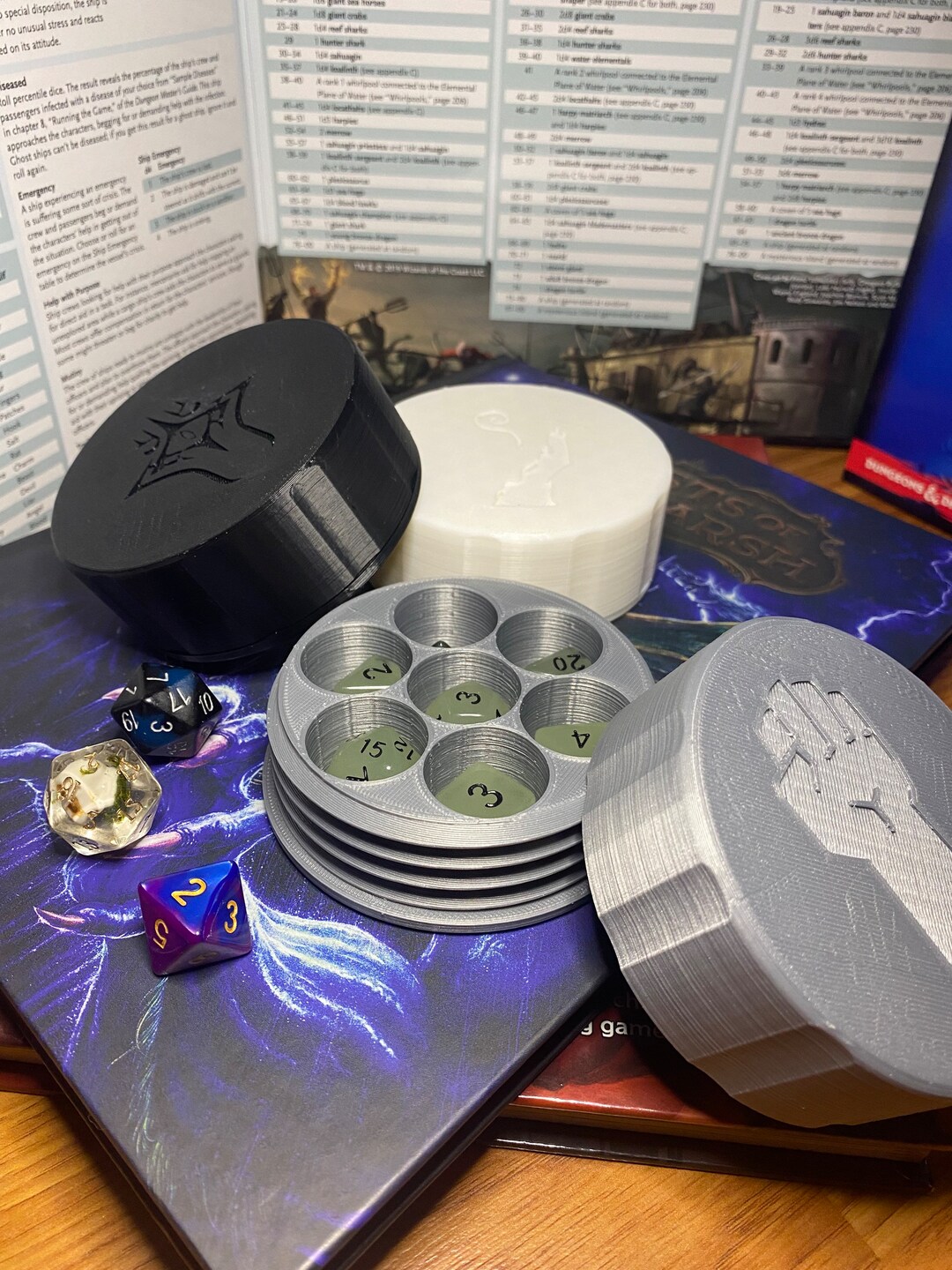 3D Printed Custom Class Dice Boxes - Etsy