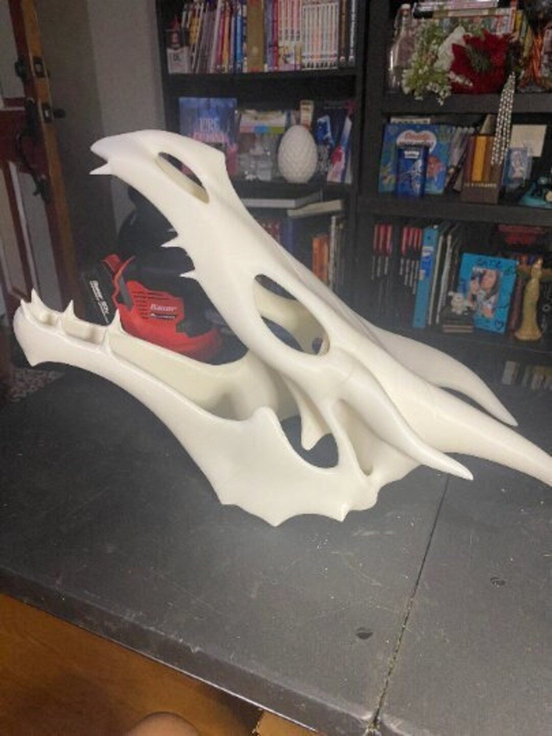 Large Size 3D Printed Skyrim Dragon Skull Replica / Wall Mounted/ Nerdy ...