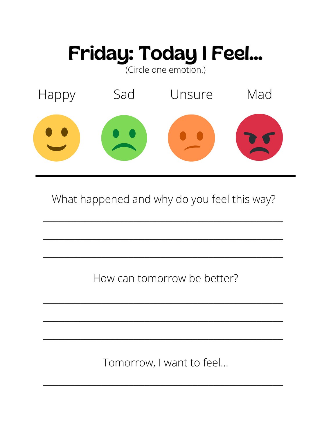 Daily Behavior Tracker, Behavior Charts, Weekly Behavior Worksheets - Etsy