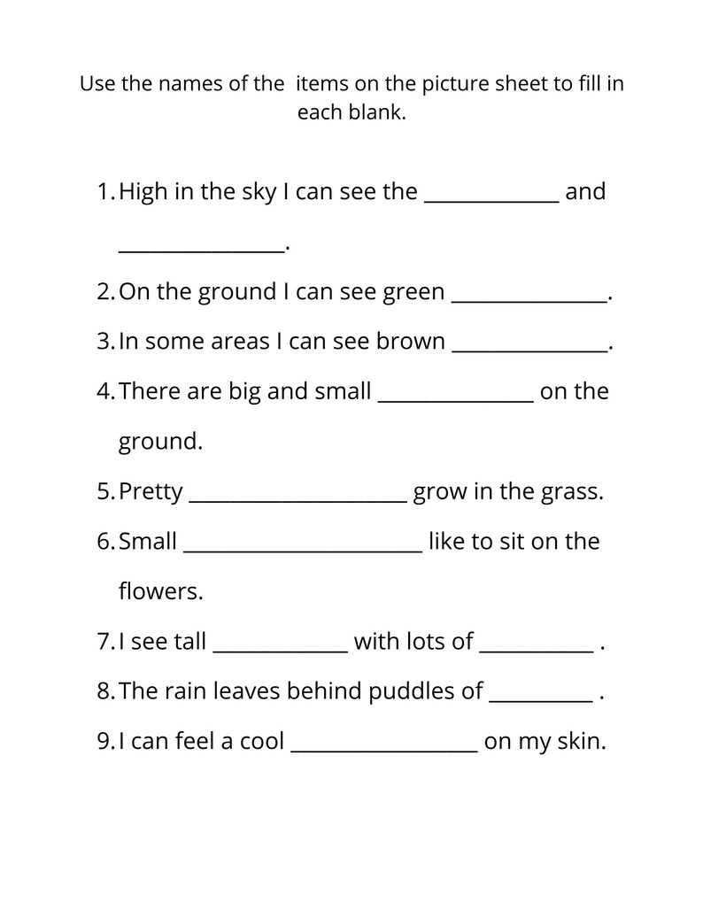 Science Worksheet Handout Set; At-home Learning; Practice Work; Virtual ...