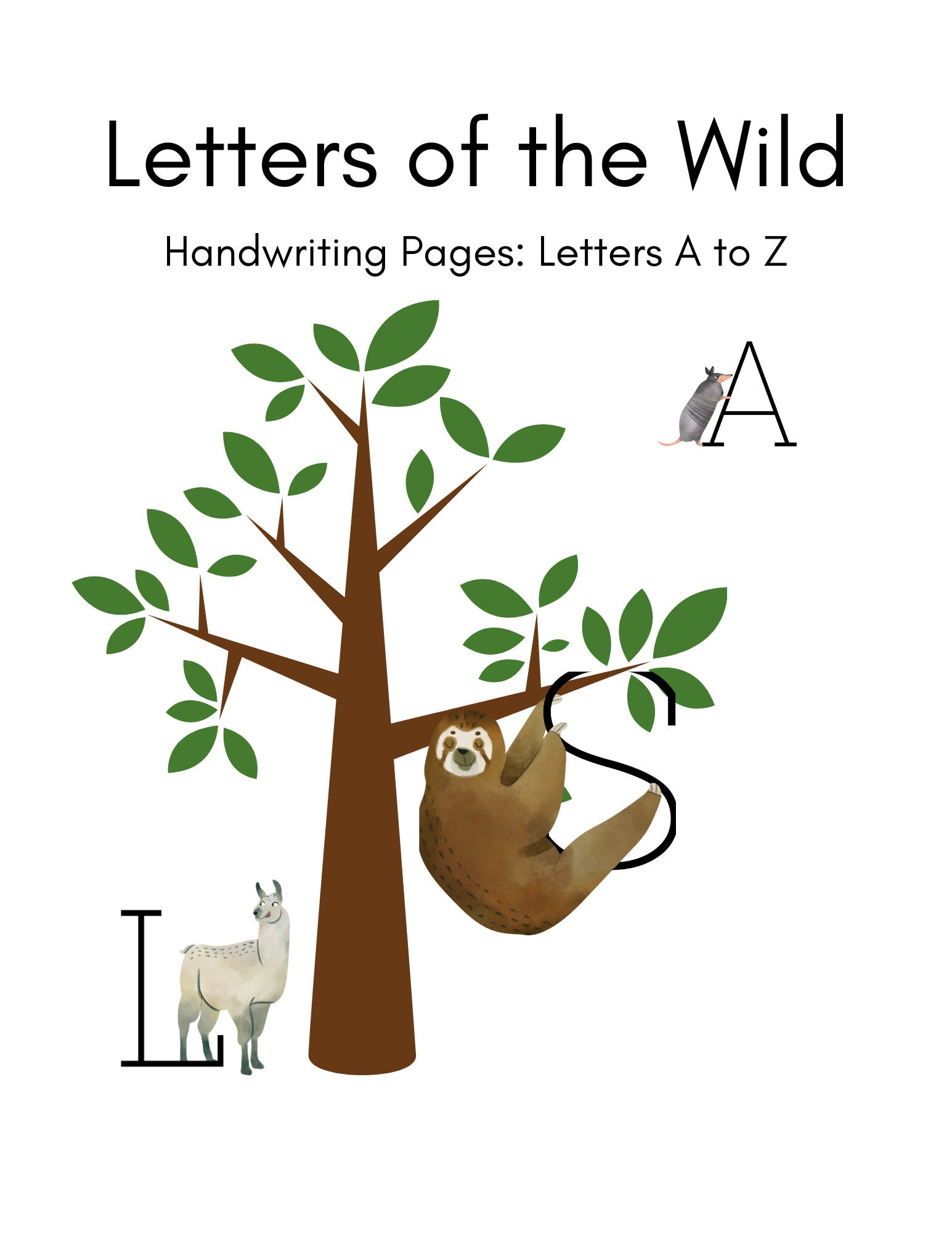 Fun Alphabet Practice Sheets Writing and Recognizing Letters ...