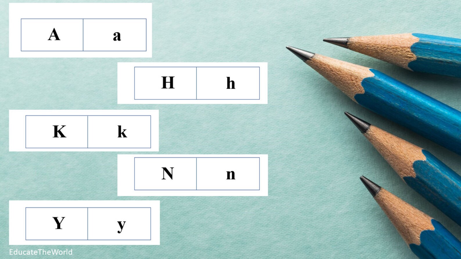 Alphabets Handout Featuring Upper Case and Lower Case; At-home Learning ...