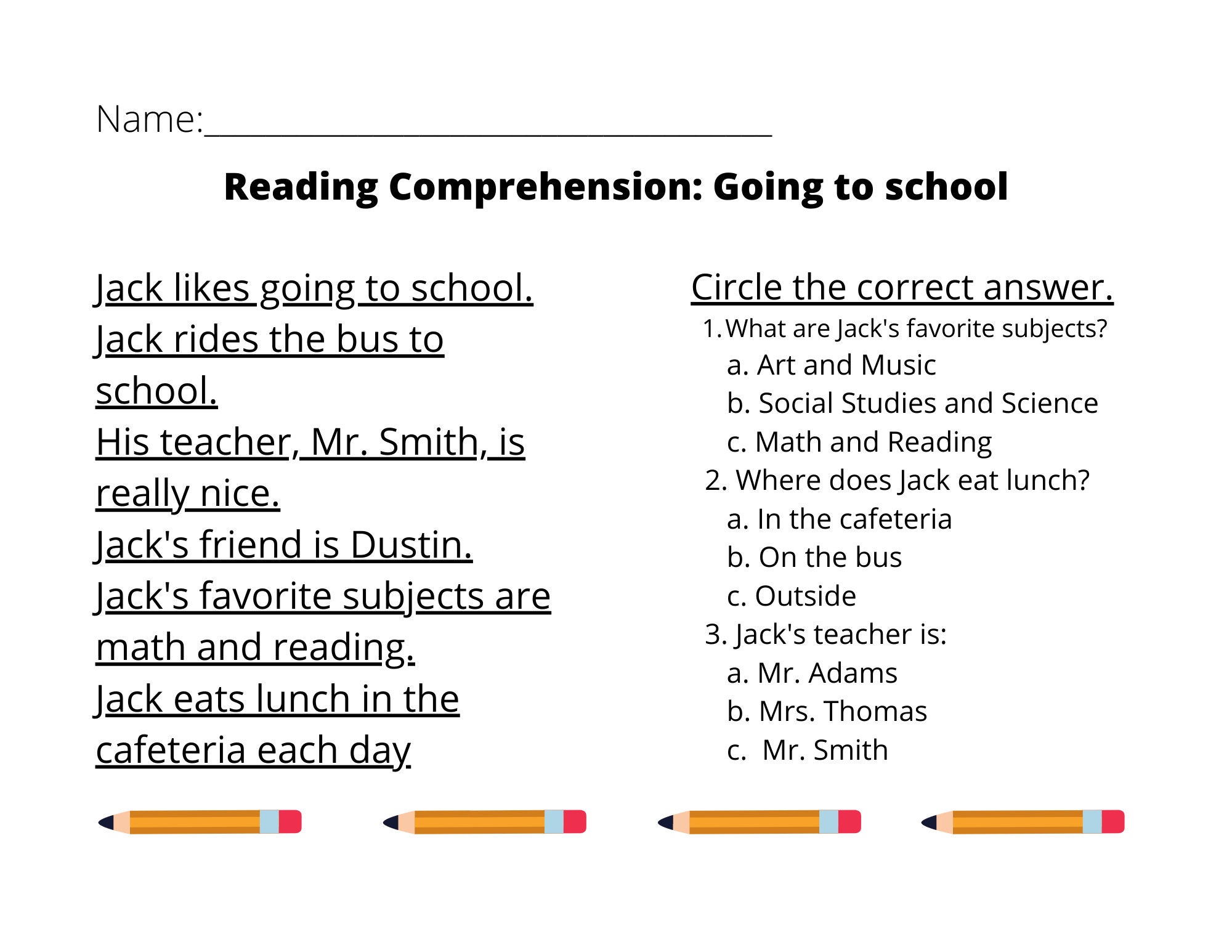 Reading Comprehension Packet; Literature Worksheets; At-home Learning ...
