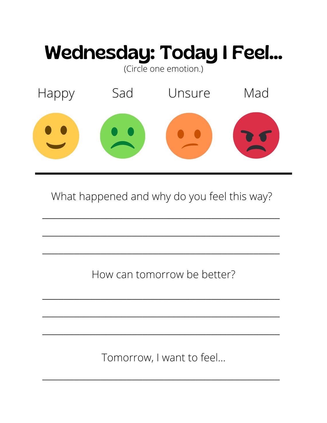 Daily Behavior Tracker, Behavior Charts, Weekly Behavior Worksheets - Etsy