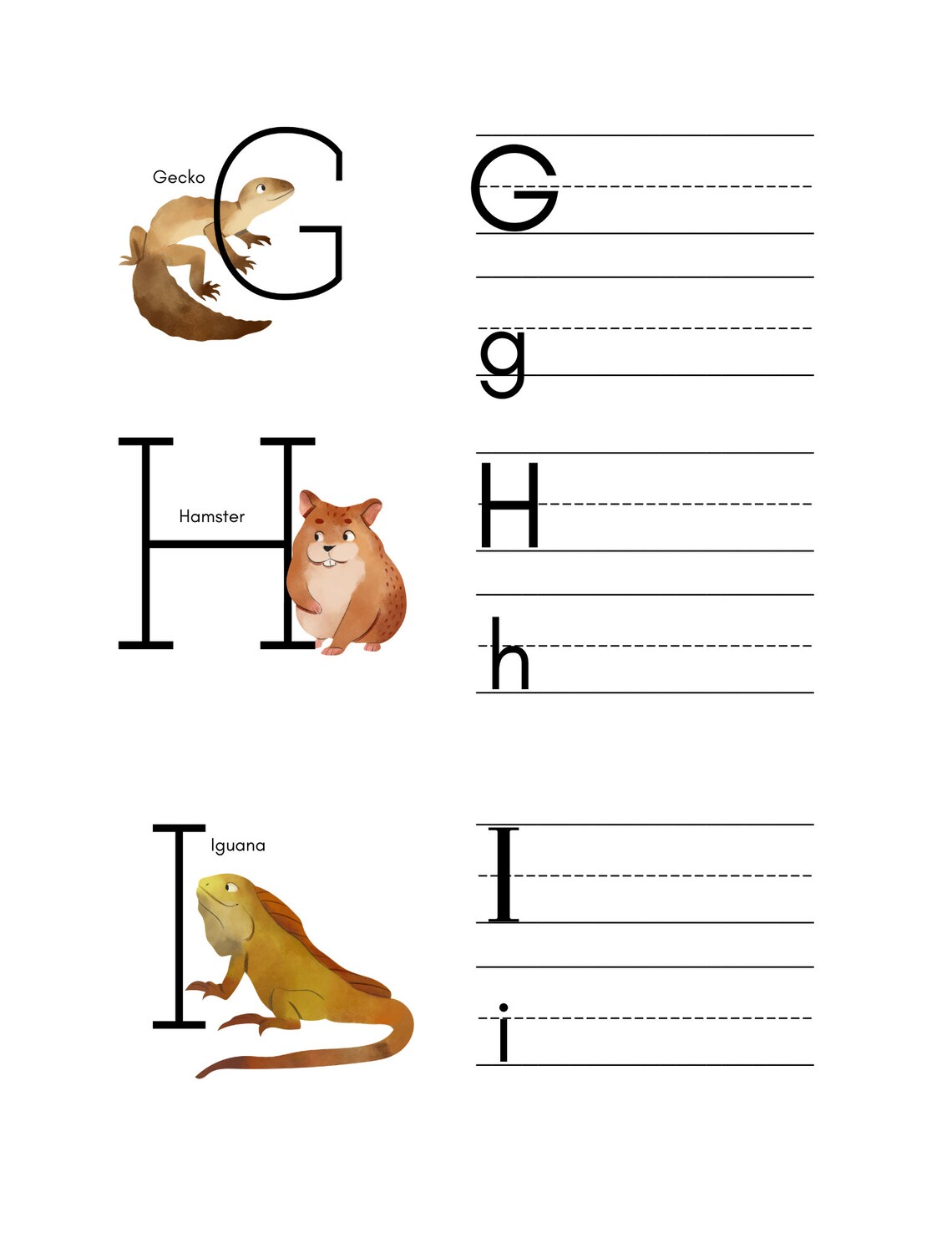 Fun Alphabet Practice Sheets Writing and Recognizing Letters ...