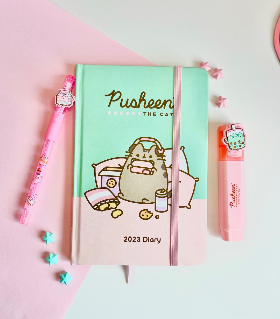 Pusheen Diary 2023 With Sticker, Set A5 Hard Cover, Week to a View ...