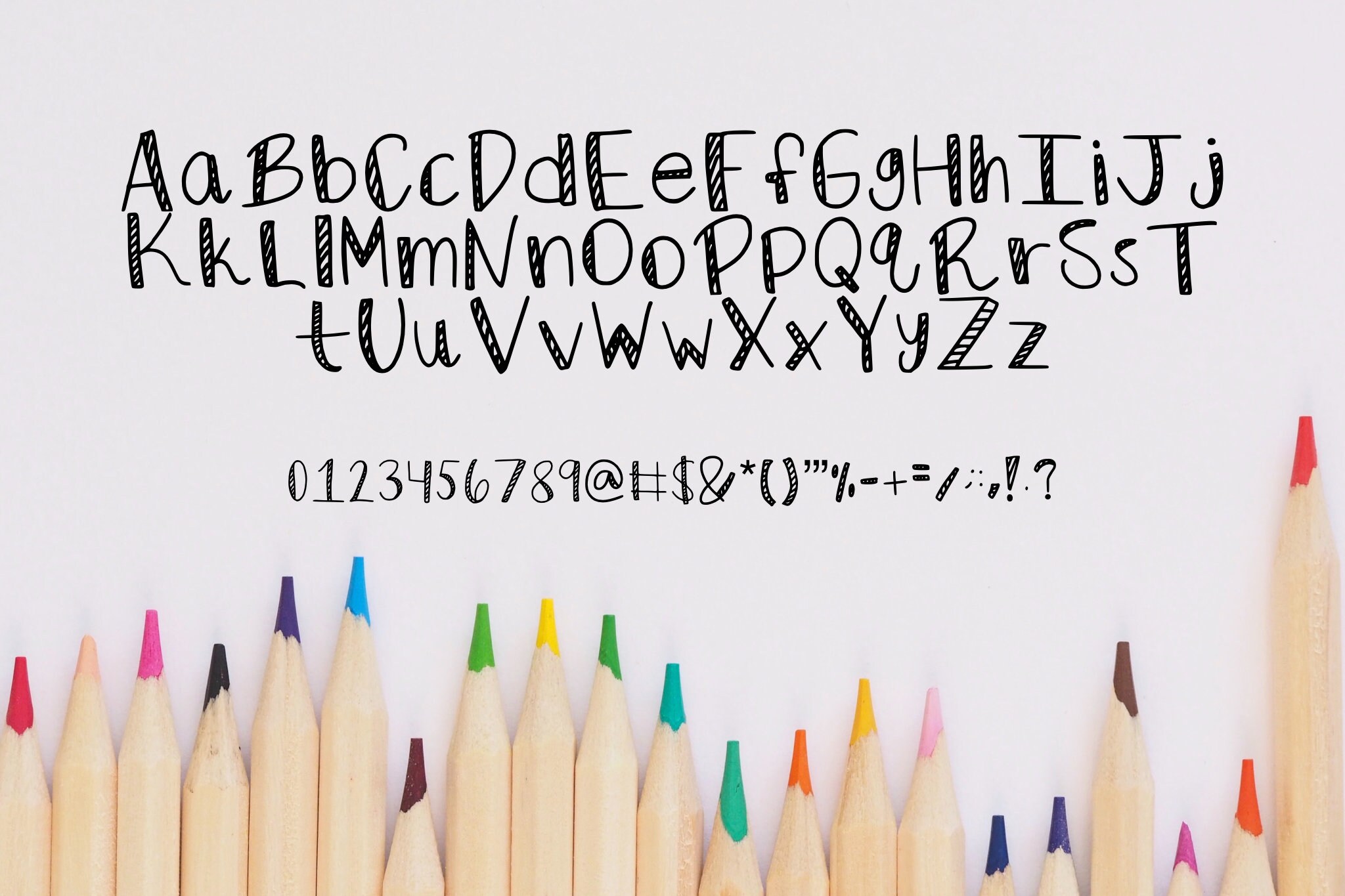 Doodle Font- Handwritten Font - Etsy