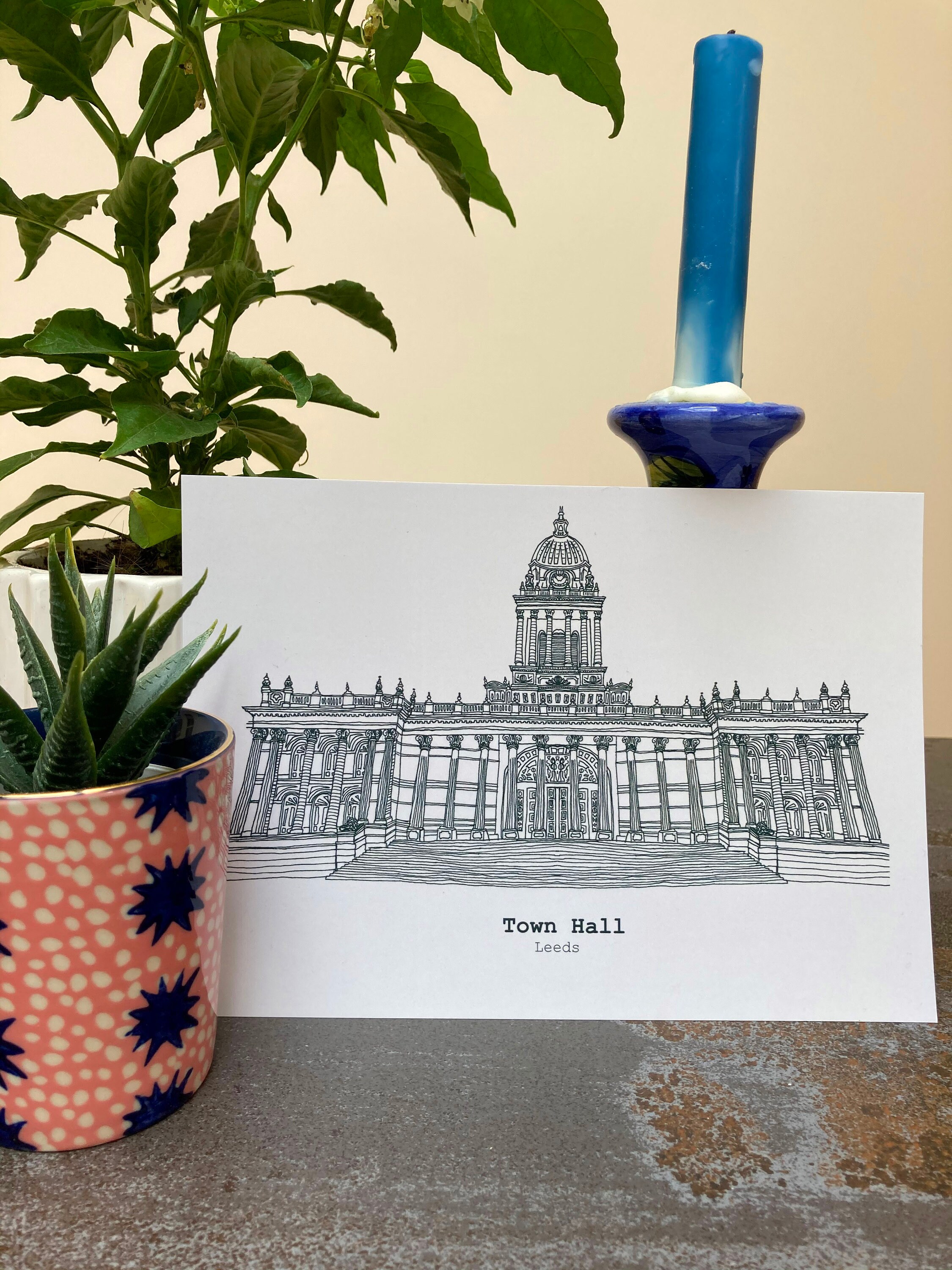 Set of 5xa5 Leeds Prints - Etsy UK