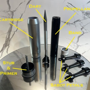 120mm M865 APFSDS-T sabot M1A2 Tank Round 1:3 Scale Model Kit - Etsy