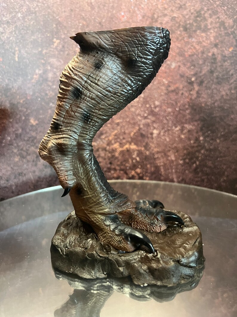 Scale Replica T Rex Foot Stepping in Mud From Jurassic Park - Etsy