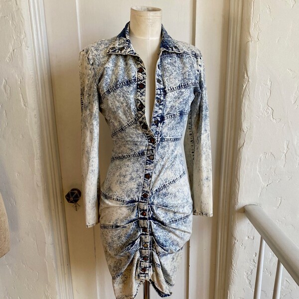 Acid Wash Dress - Etsy