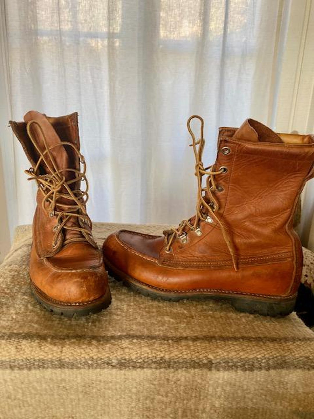 Vintage 70s Red Wing Irish Setter Moc Toe Sport Boot Womens 8 1/2 A ...