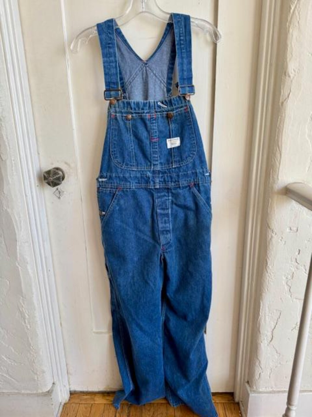 Vintage JC Penney Big Mac Square Bak Denim Overalls 32X 27 - Etsy