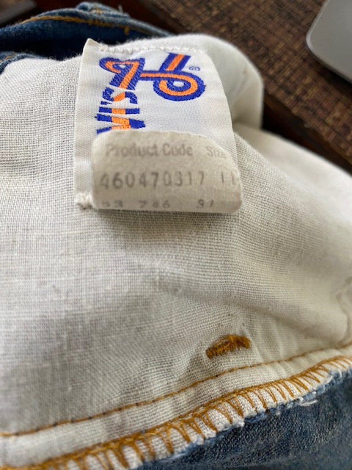 Vintage Orange Tab BIG E Levis Denim Hip Hugger Short Shorts Size 11 - Etsy