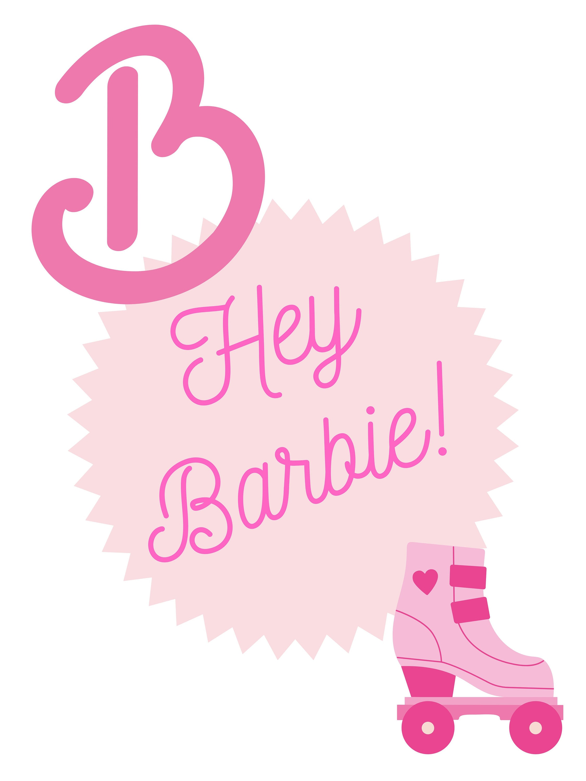 Barbie Print Barbie Poster Bedroom Decor Girls Bedroom - Etsy