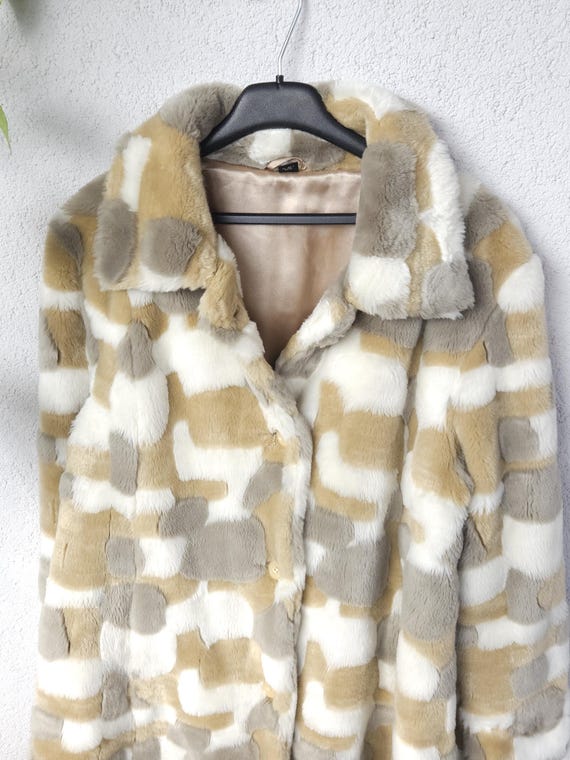 Y2k cute edgy cow spots print coat transitional coat … - Gem