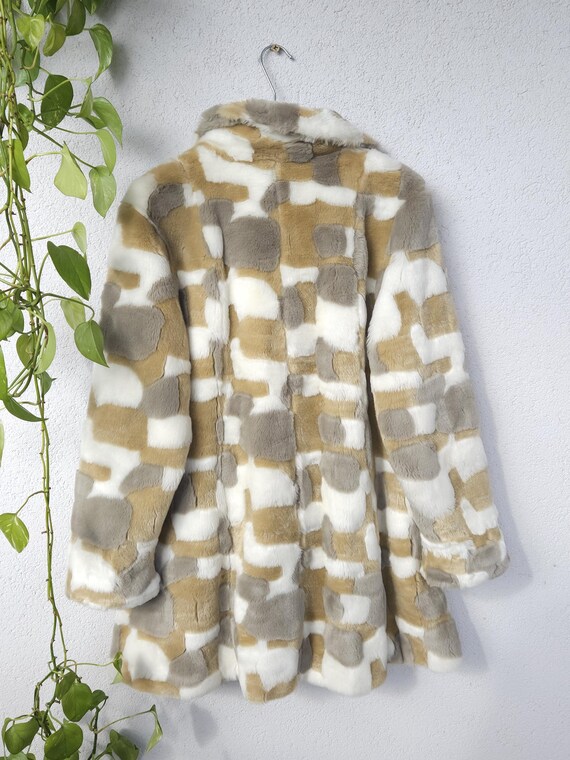 Y2k cute edgy cow spots print coat transitional coat … - Gem