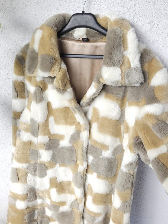 Y2k cute edgy cow spots print coat transitional coat … - Gem