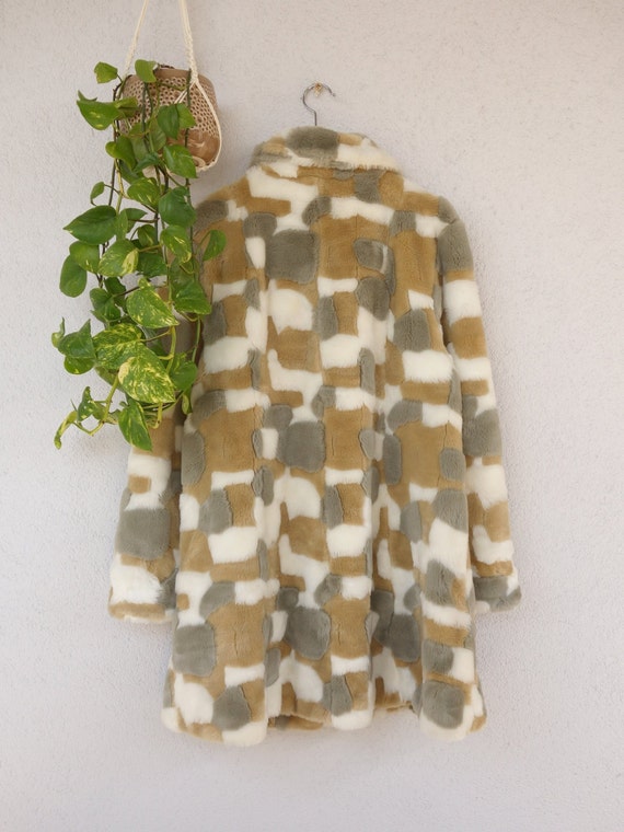 Y2k cute edgy cow spots print coat transitional coat … - Gem