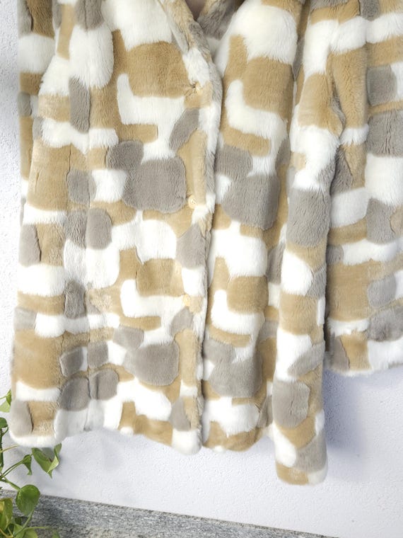 Y2k cute edgy cow spots print coat transitional coat … - Gem
