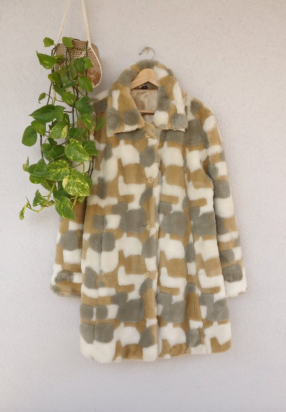 Y2k cute edgy cow spots print coat transitional coat … - Gem