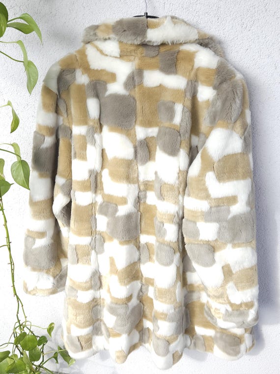 Y2k cute edgy cow spots print coat transitional coat … - Gem