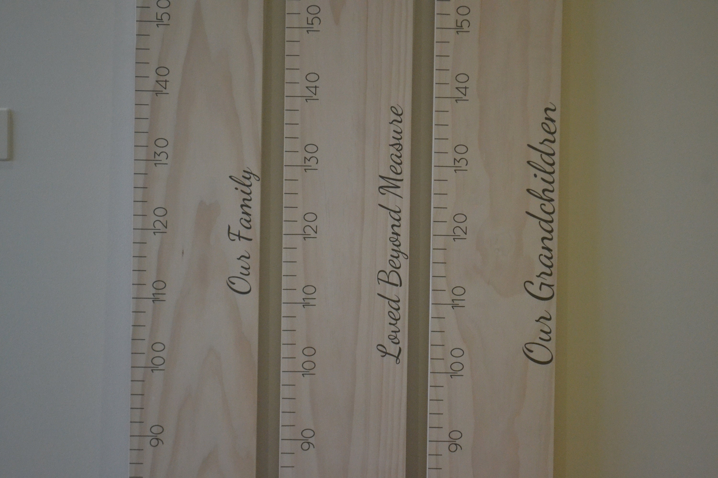 DIY Ruler Height Chart Vinyl Decal Kit - Etsy