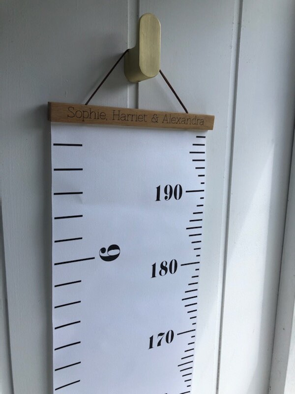 Canvas Height Chart Can Be Personalised. Growth Chart. Ruler. - Etsy