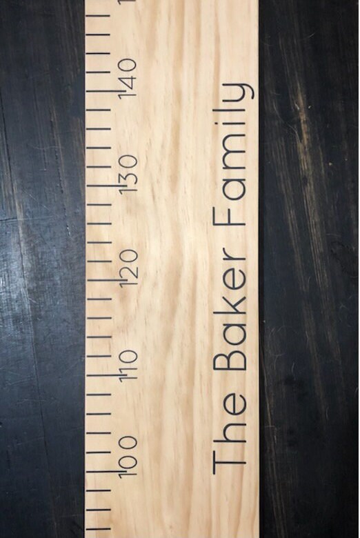 DIY Ruler Height Chart Vinyl Decal Kit - Etsy