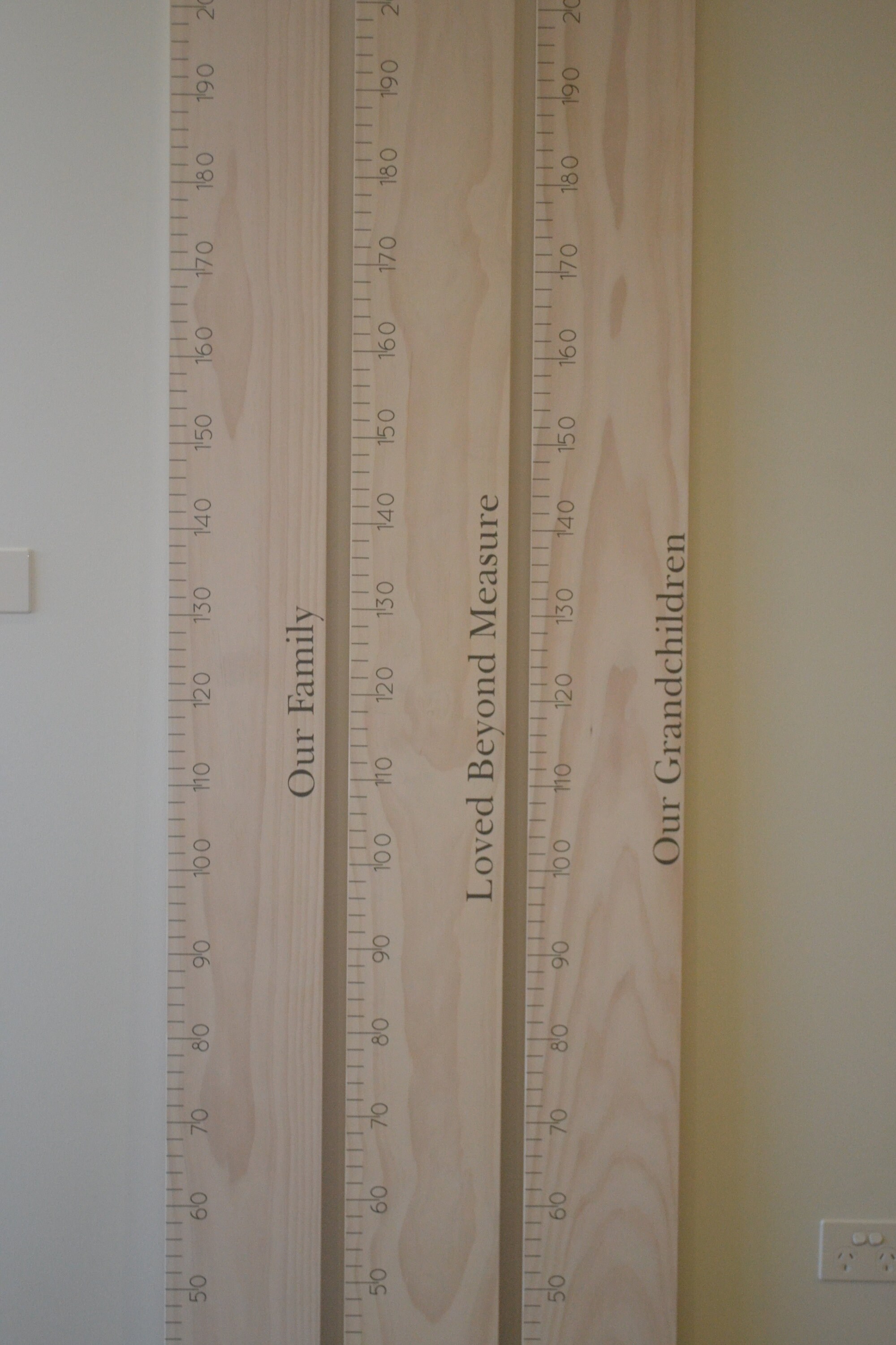 Ready Made Timber Height Chart - Etsy