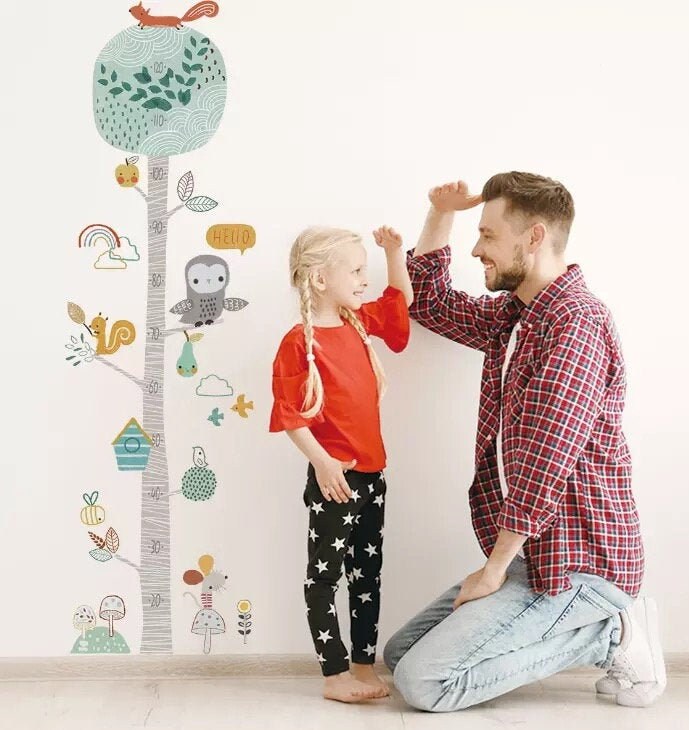 Wall Chart Height Sticker. - Etsy