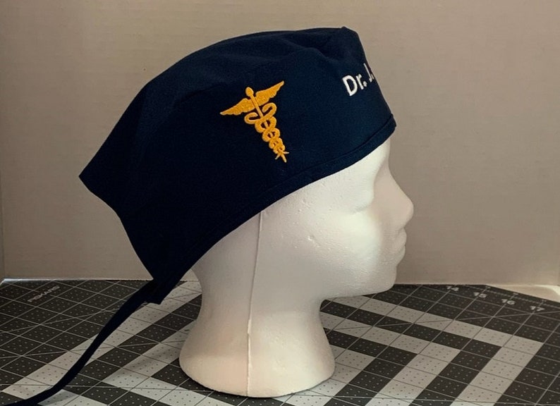 Surgical Scrub Cap, Embroidered With Logo - Etsy