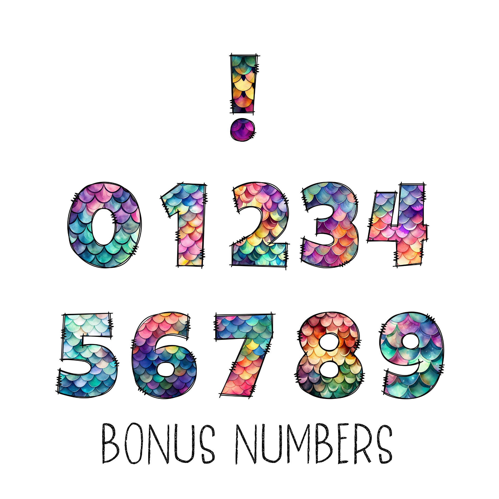 DOODLE LETTERS - Dragon Scales- Unlimited Commercial Use - Etsy