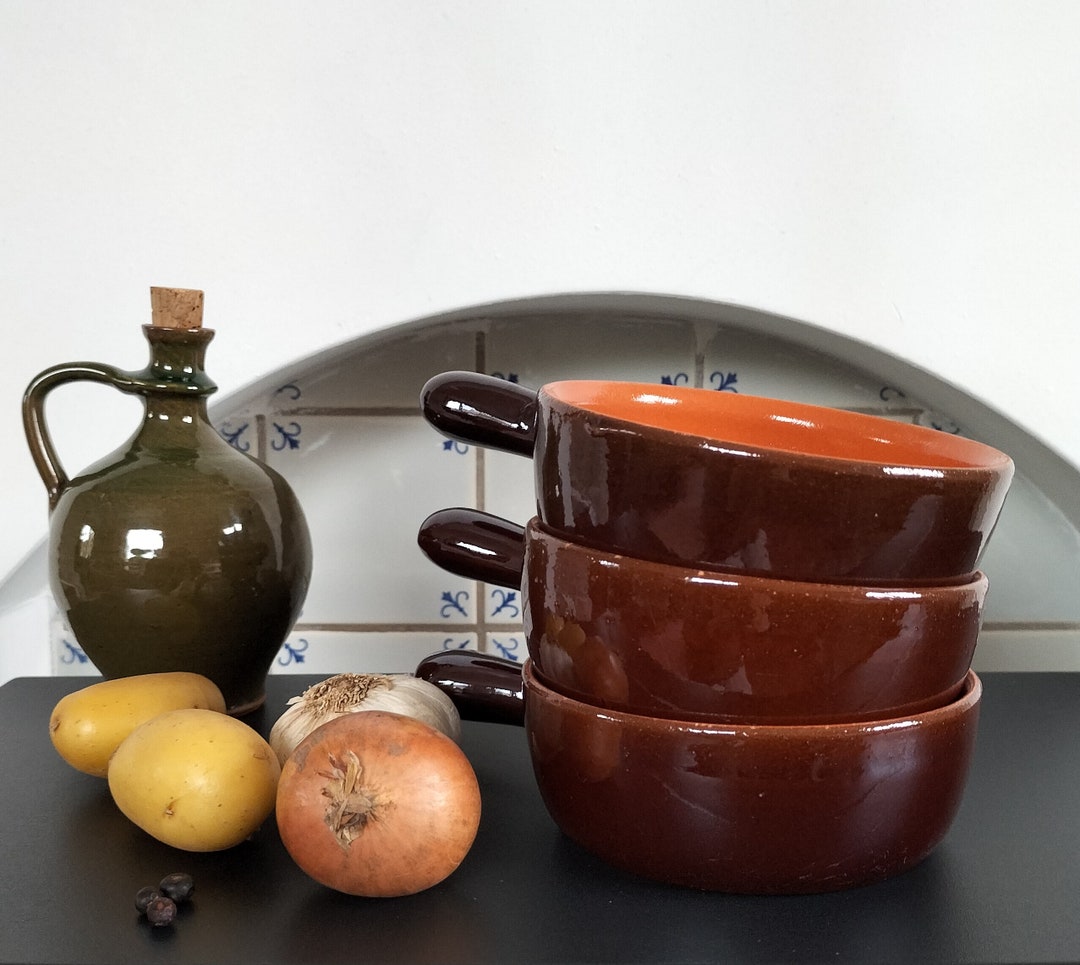 Rustic Retro Piral Ceramic Crocks, Made in Italy, 1970s Traditional ...