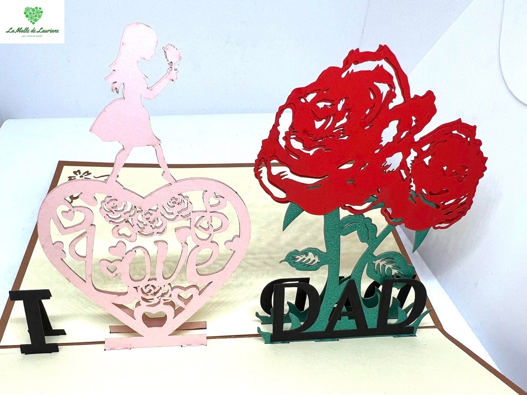 3D Pop-up Card , Father's Day, Birthday , FP01 - Etsy