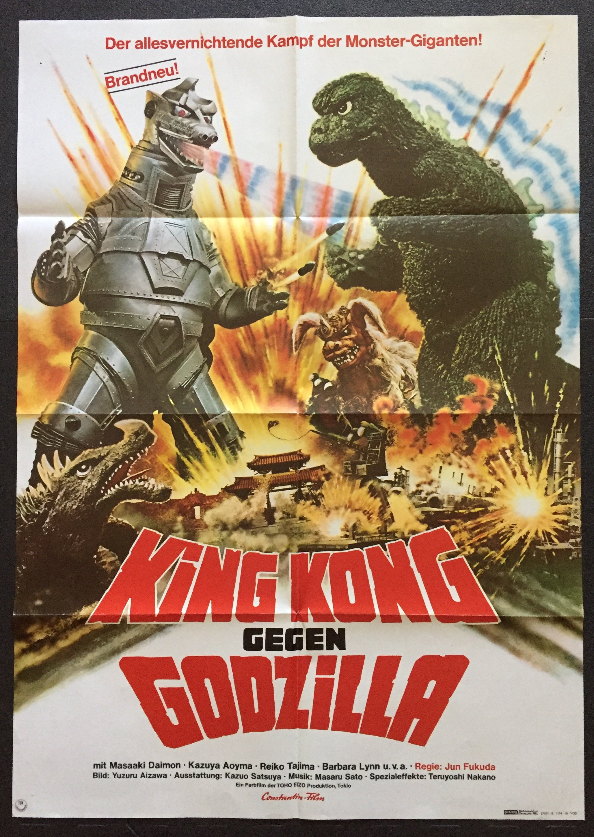 King Kong Vs Godzilla Movie Poster
