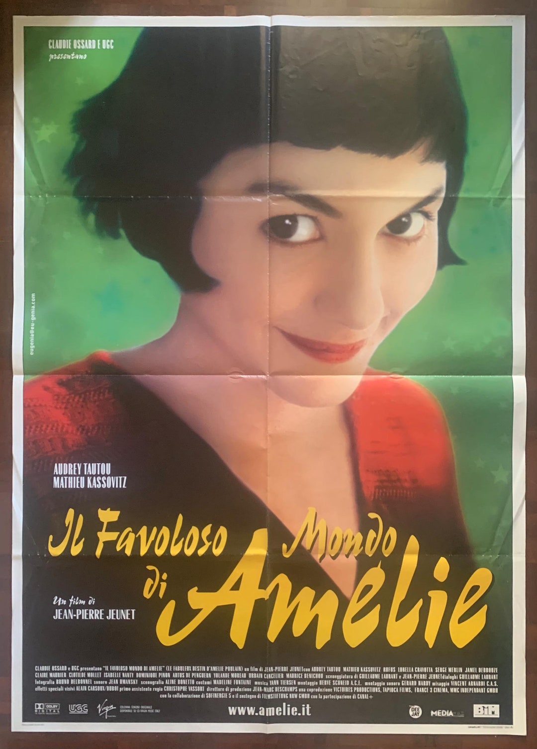The Fabulous World of Amelie - Original Italian Poster - 2001 - Etsy