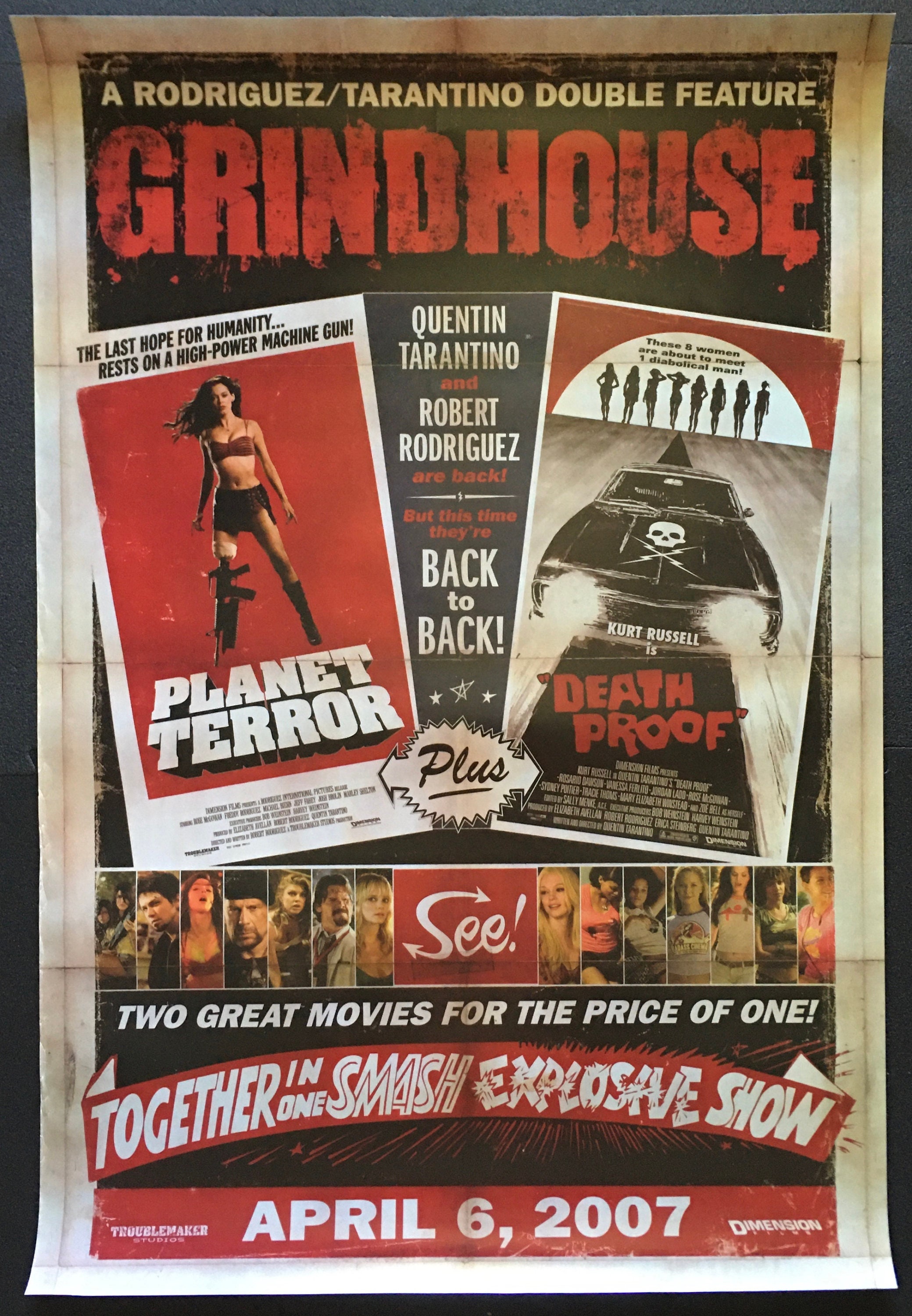 Grindhouse Original 1sheet Poster 2007 - Etsy