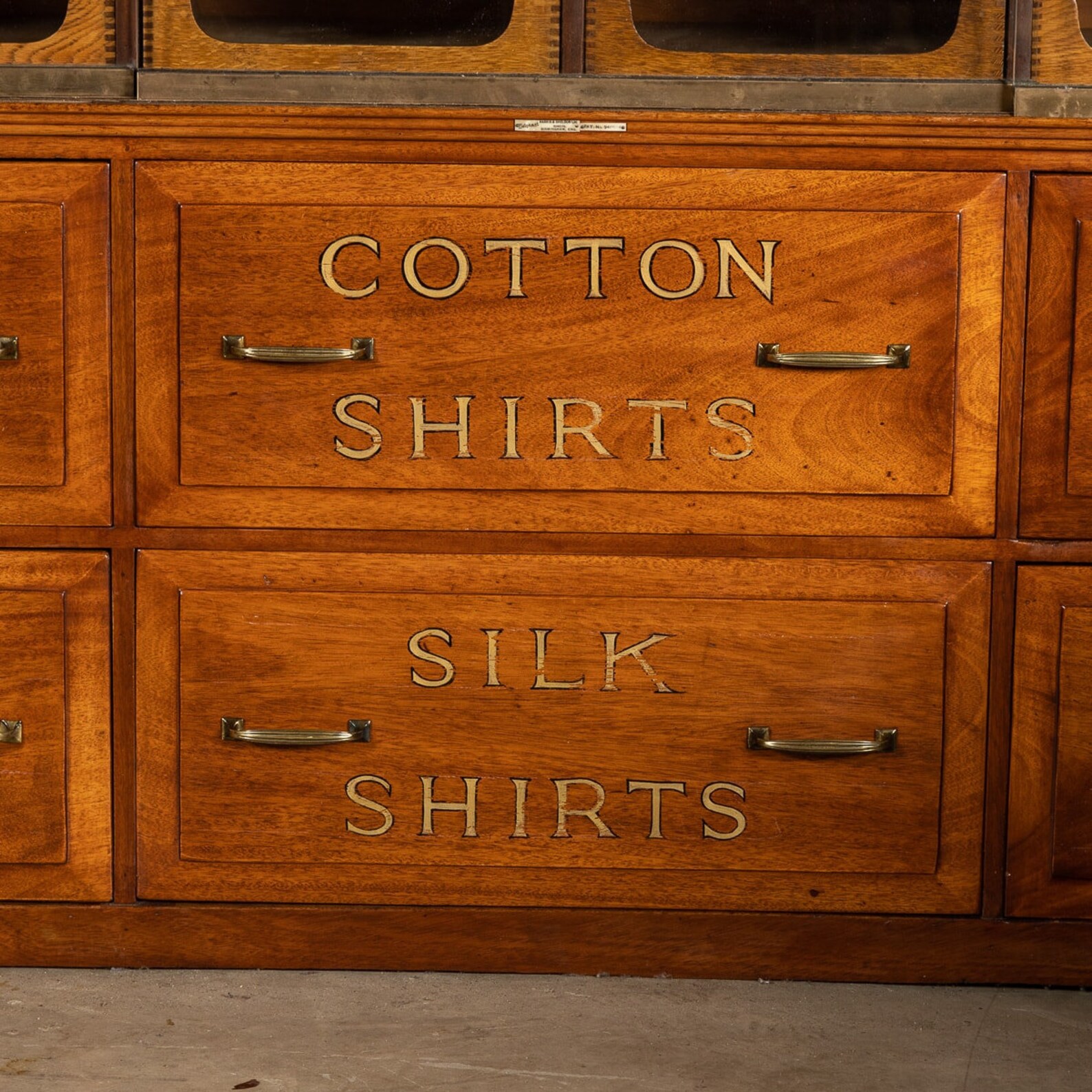 Antique 20thc English Mahogany Sixty Six Drawers Haberdashery, C.1920 ...