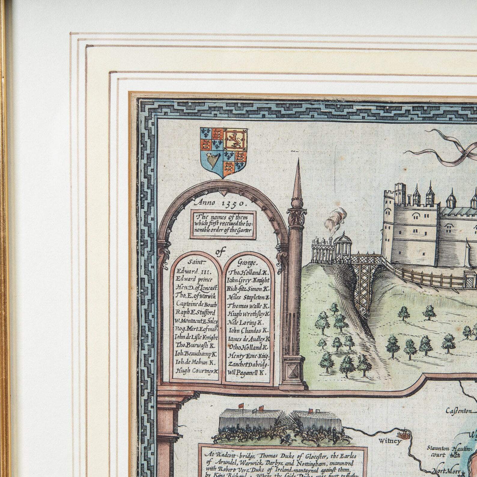 17th Century John Speed Map of the Barkshire Described, C.1616 - Etsy ...