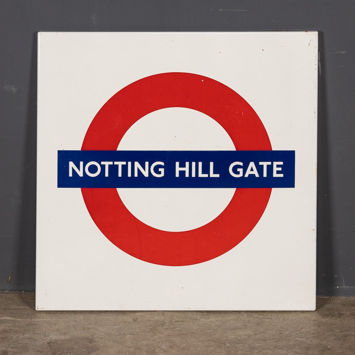 20th Century Enamelled London Underground Notting Hill Gate Station ...