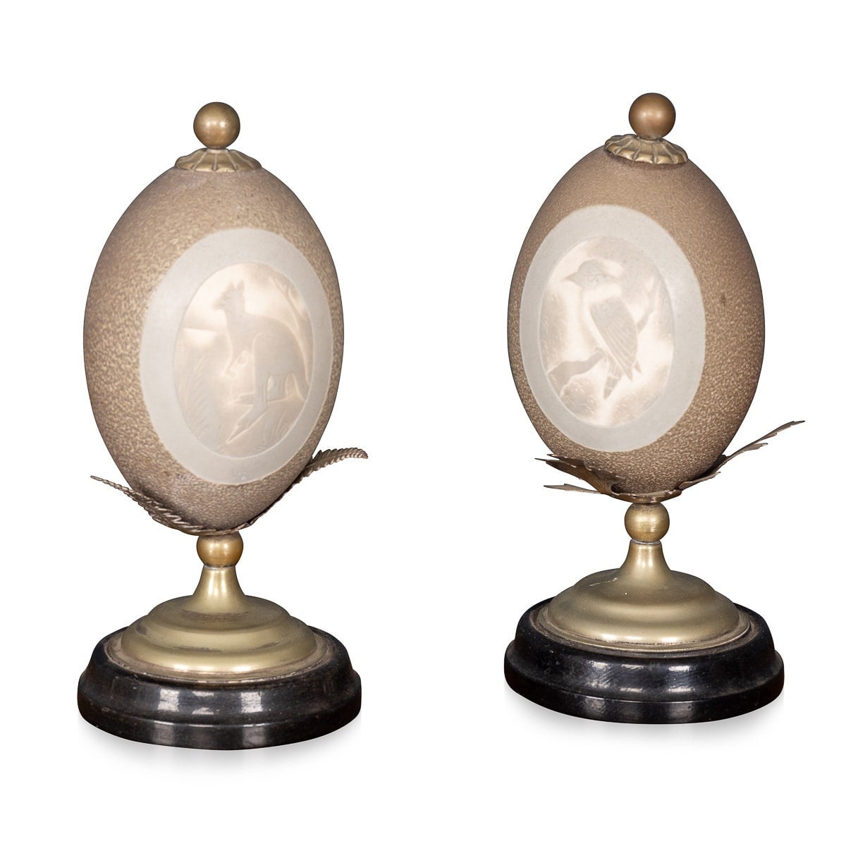 Emu Egg Carving