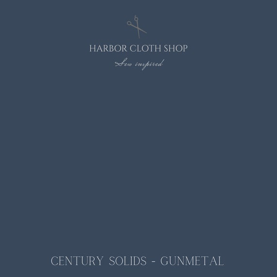 Century Solids GUNMETAL Andover Fabrics Quilting Fabric | Etsy