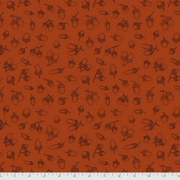 Acorn Forest Fabric - Etsy