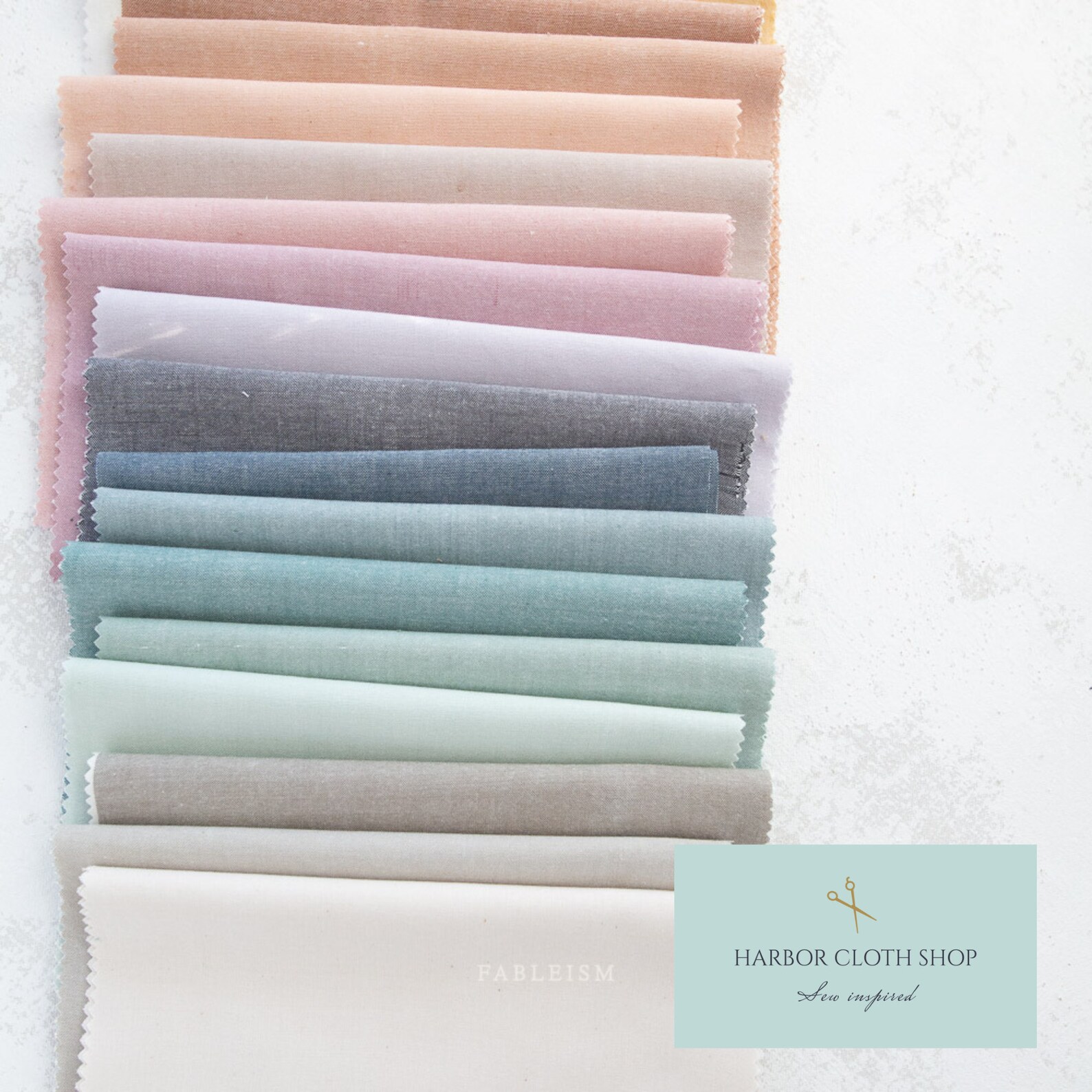 Everyday Chambray Collection Color: Zephyr by Fableism52 Cotton/48 ...