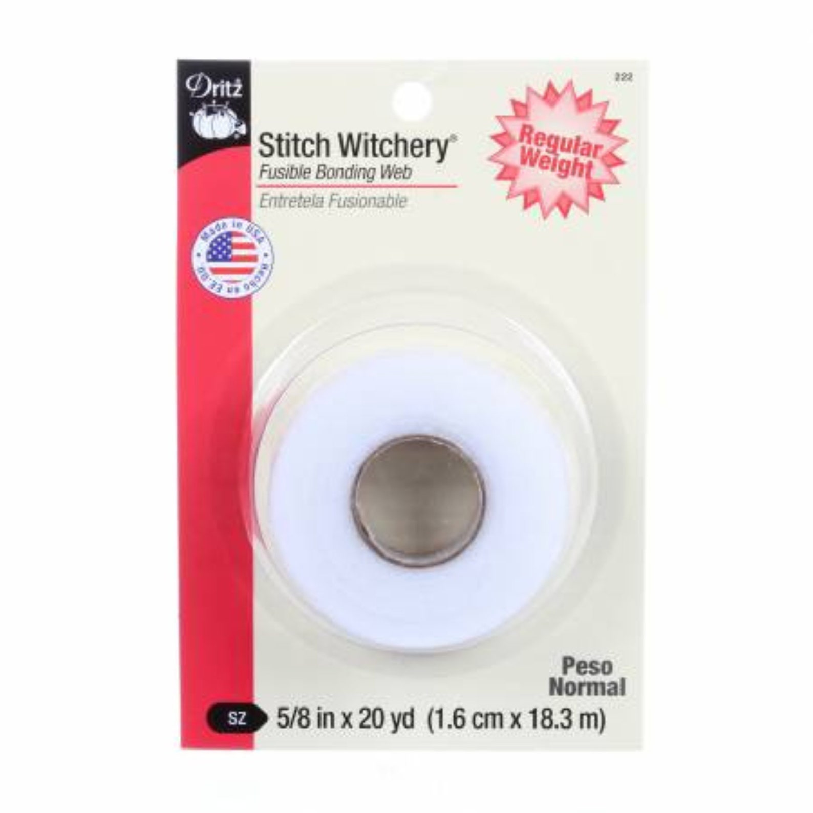Dritz Stitch Witchery Fusible Bonding Web 5/8 X 20 - Etsy