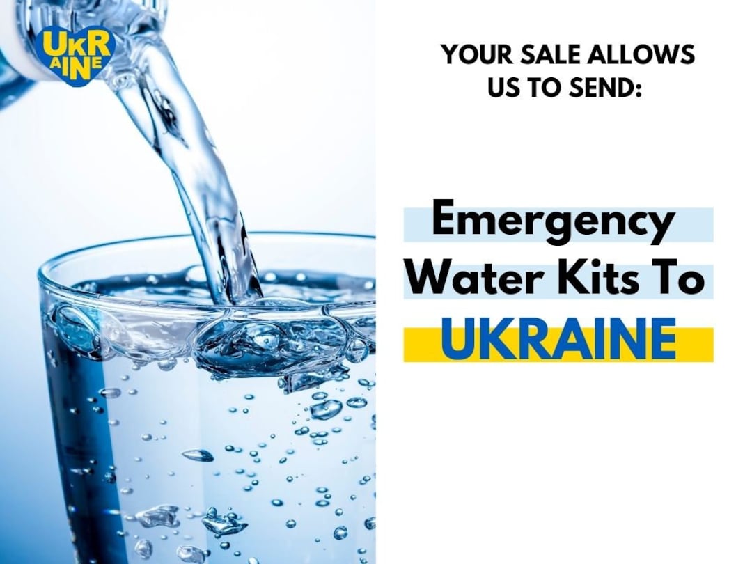 Emergency Water Kit for People in the Ukraine Crisis - Etsy