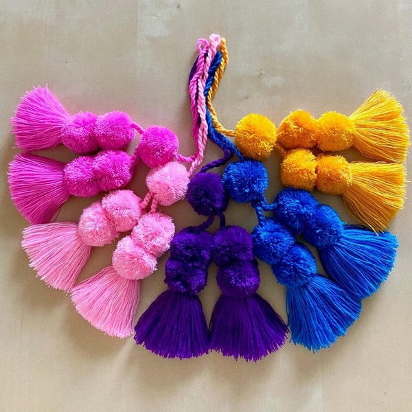 Pom Pom Tassel - Etsy
